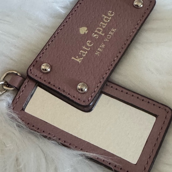 kate spade | Accessories | Kate Spade Leather Key Chain Purple Pink ...